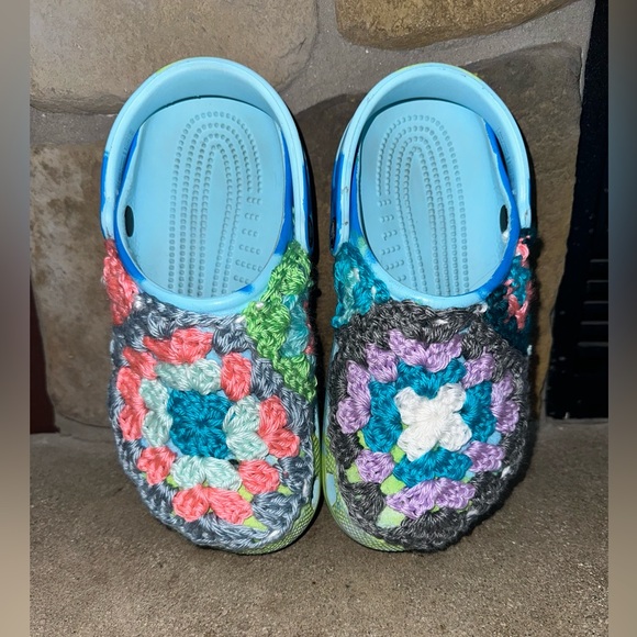 CROCS | Shoes | Crochet Crocs Granny Square | Poshmark
